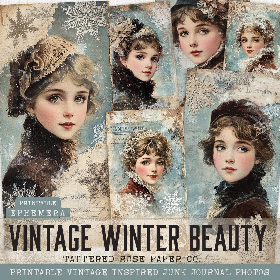 Winter Beauty Junk Journal, Winter Junk Journaling, Junk Journaling ...