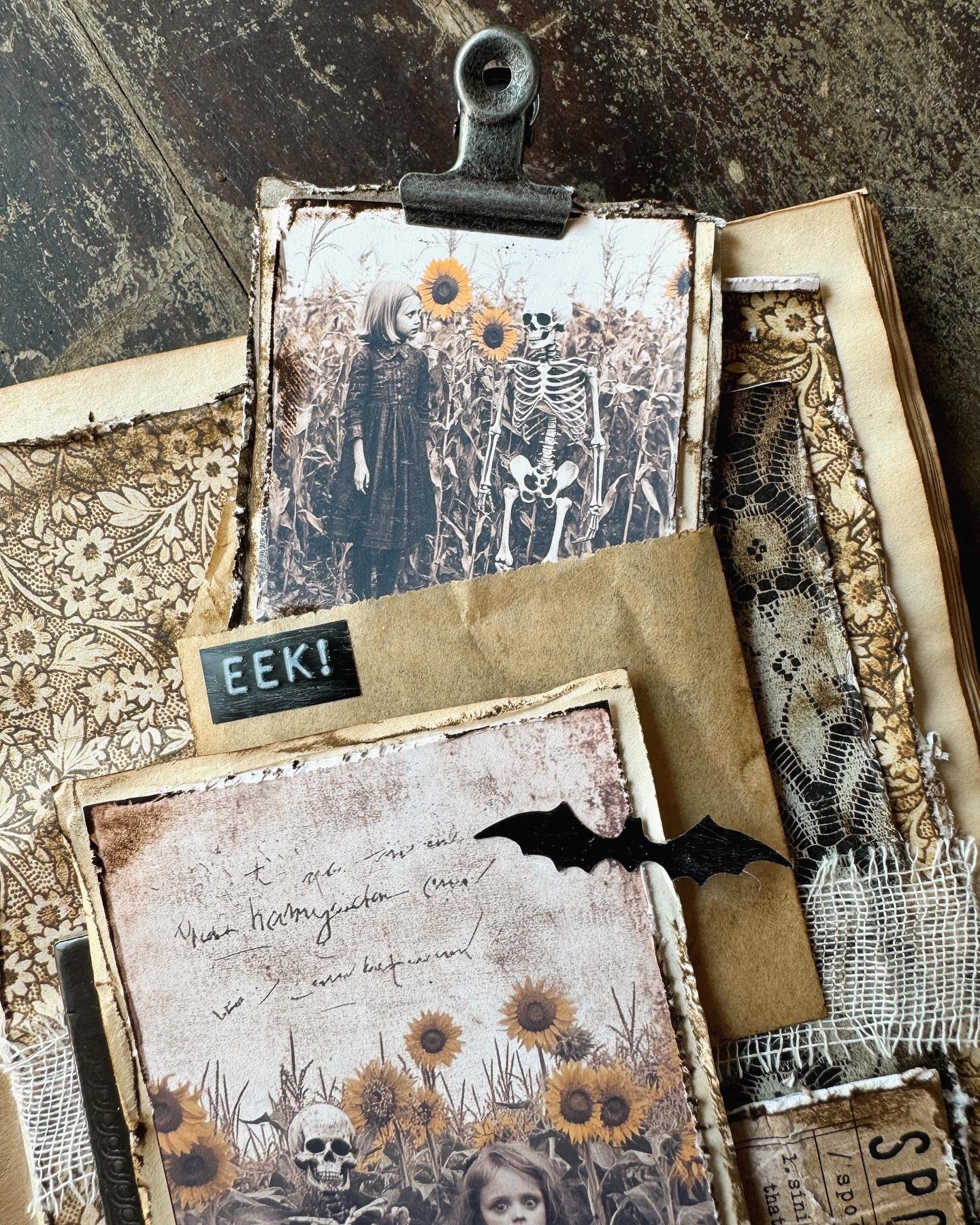Little Creepers Junk Journal, Spooky Junk Journal, Junk Journaling ...