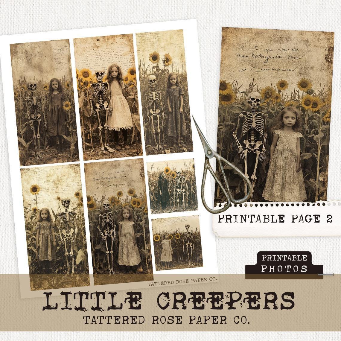 Little Creepers Junk Journal, Spooky Junk Journal, Junk Journaling ...