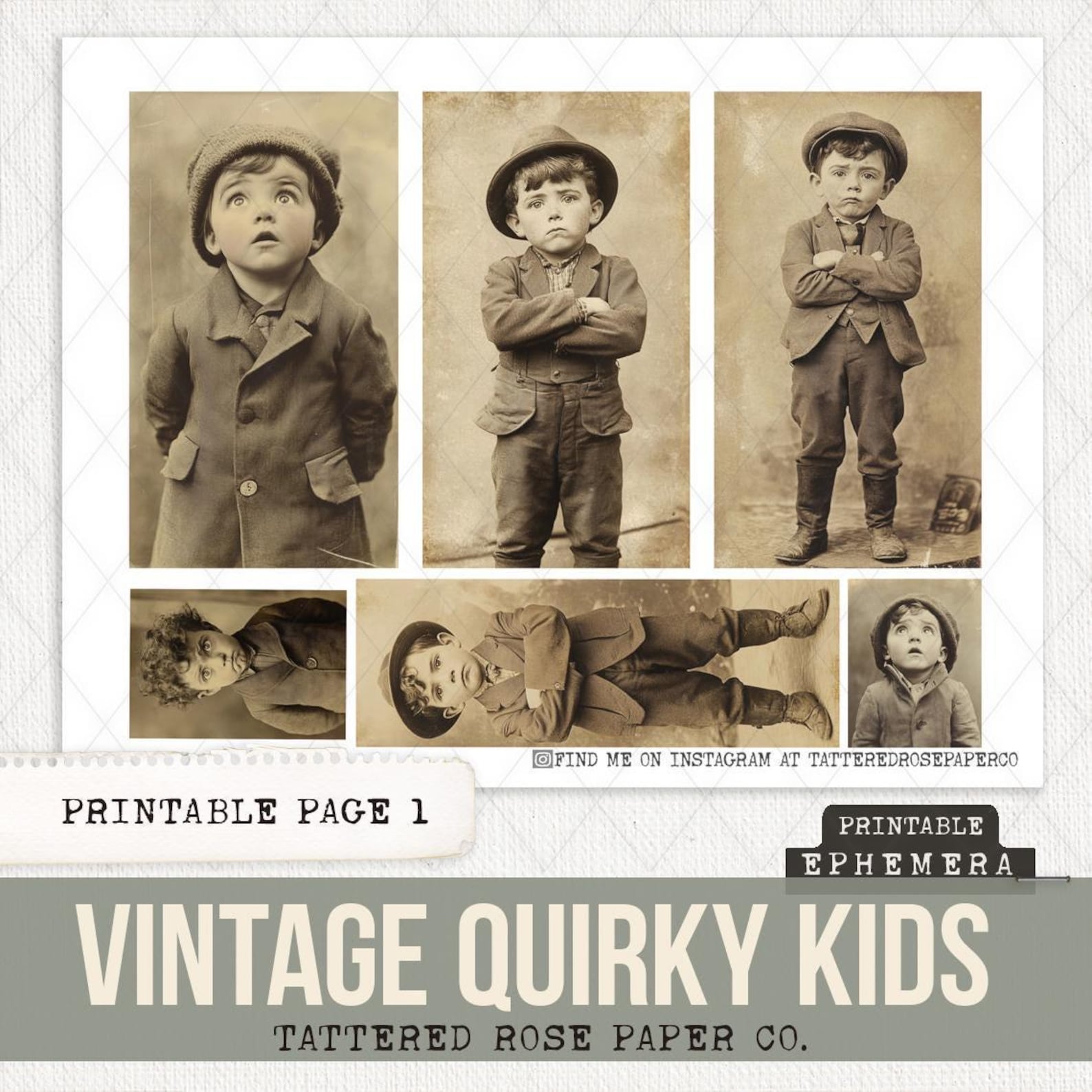 Quirky Kids Junk Journal, Silly Kids Junk Journal, Boy Junk Journaling ...