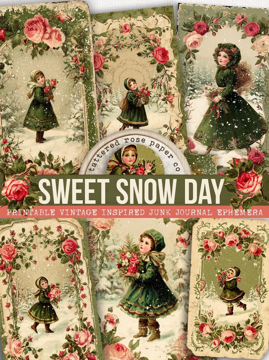 Sweet Snow Day Junk Journal, Winter Junk Journaling, Junk Journaling ...