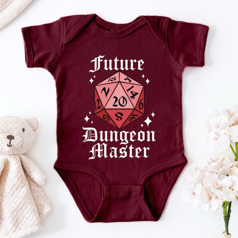 Funny D and D Onesie - Etsy UK