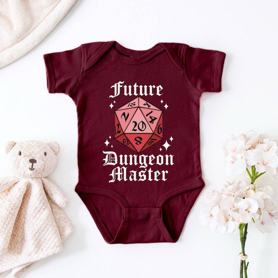 Future Dungeon Master Baby Onesie: Funny RPG Newborn Outfit - Etsy