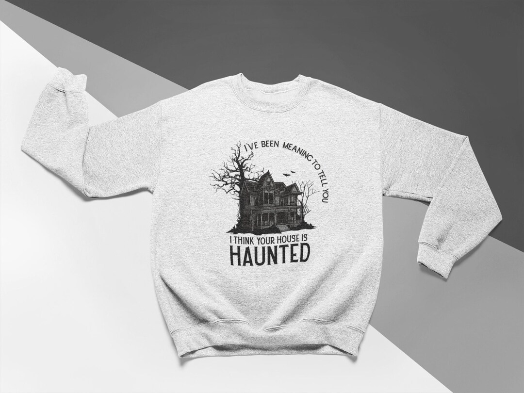 Haunted House Lyric Sweatshirt Halloween Sweatshirt Spooky - Etsy