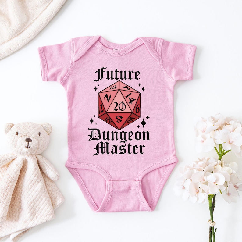 Future Dungeon Master Baby Onesie: Funny RPG Newborn Outfit - Etsy