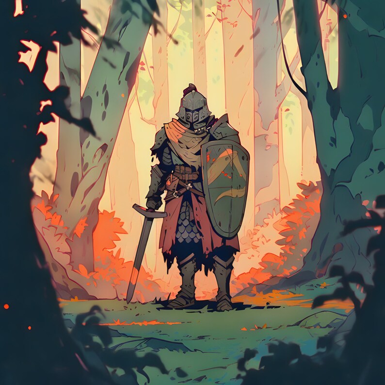 HD Medieval Knight Concept Art Bundle X31 Images - Etsy