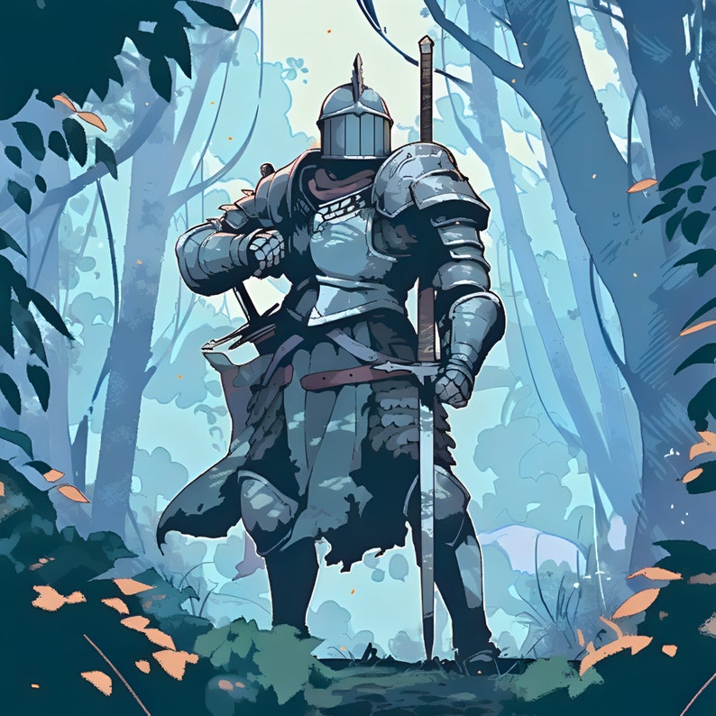 HD Medieval Knight Concept Art Bundle X31 Images - Etsy