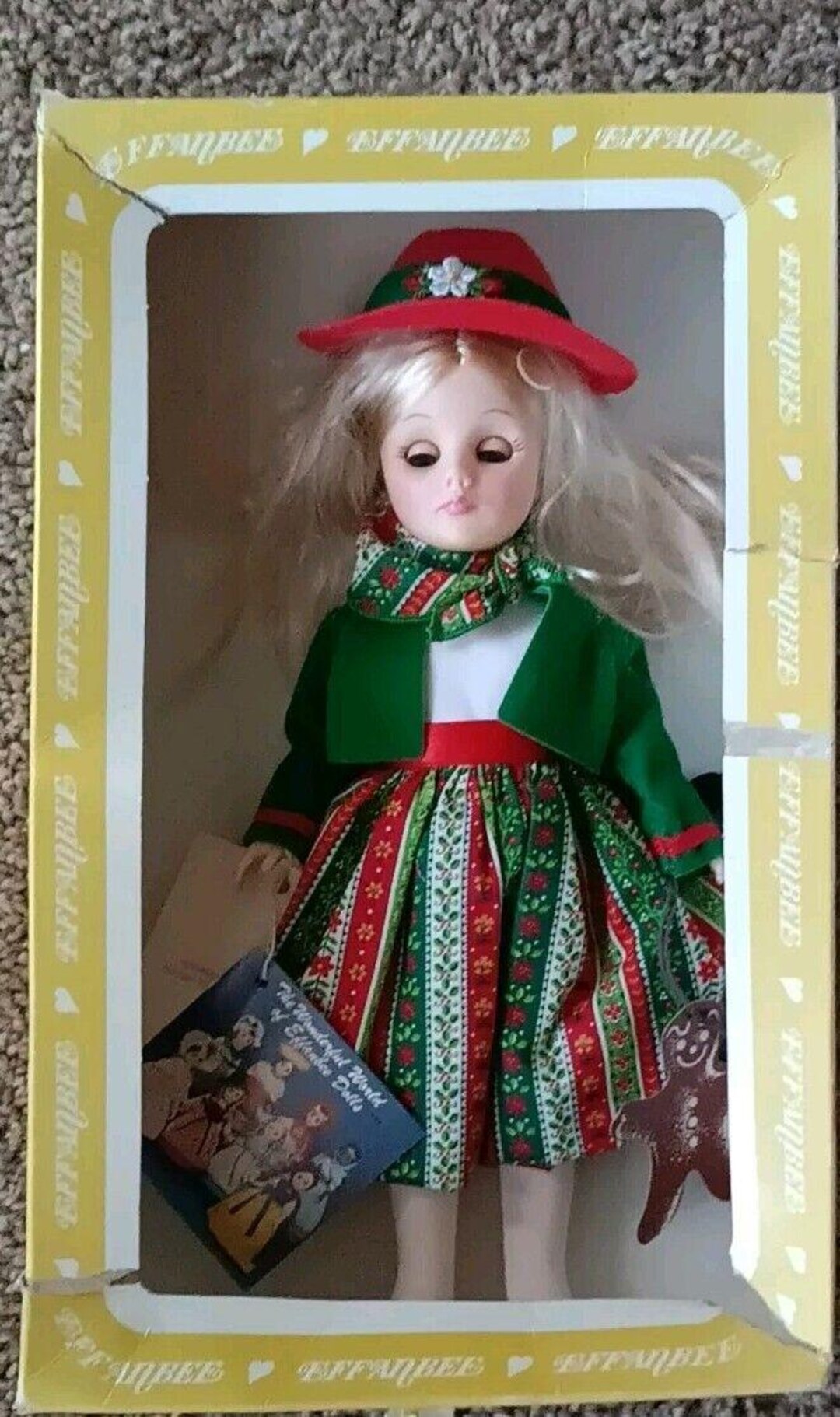 Vtg 1983 Effanbee Currier & Ives Collection Gretal Storybook Vinyl Doll ...