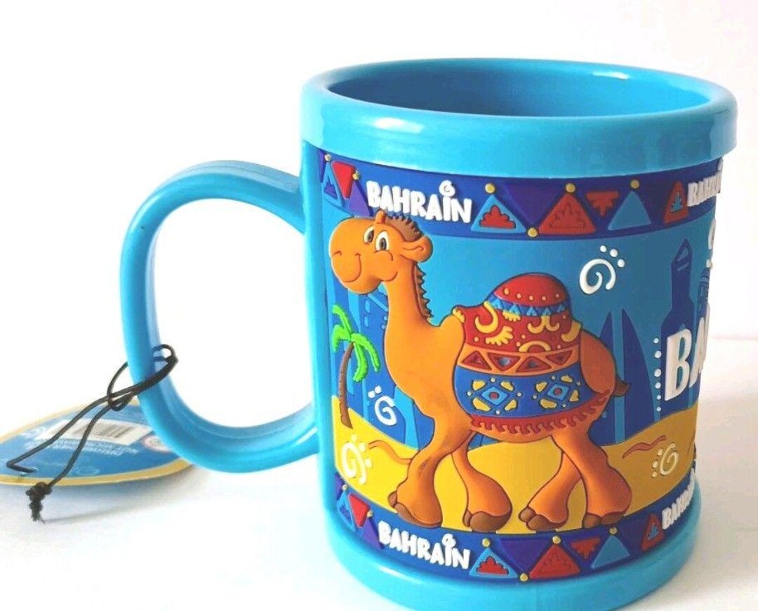 Bahrain 3D Coffee Mug Cup Camel Collectible Travel Souvenir Plastic ...