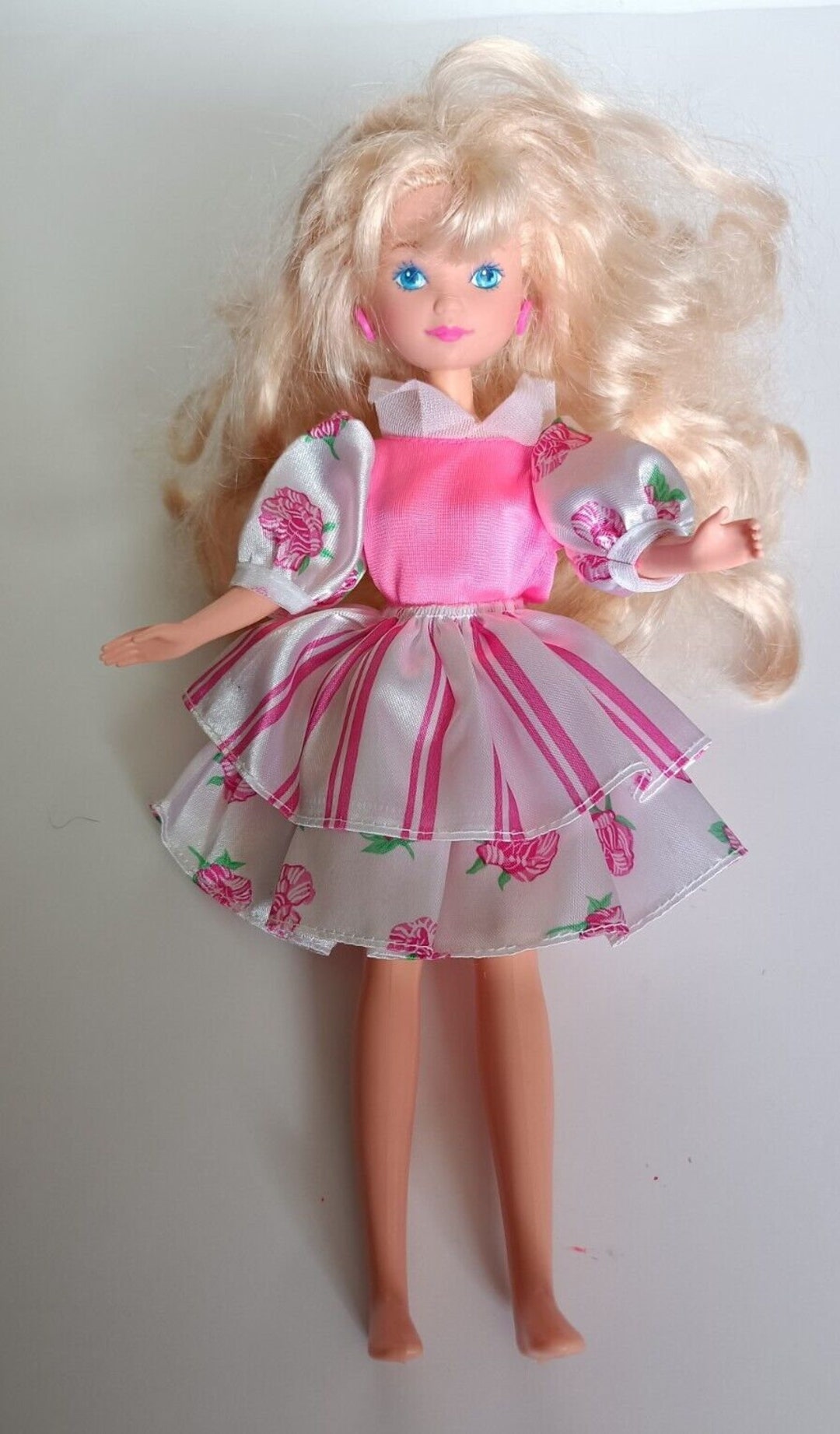 1987 Mattel Peppermint Rose Doll Blonde Pink Dress Vintage - Etsy