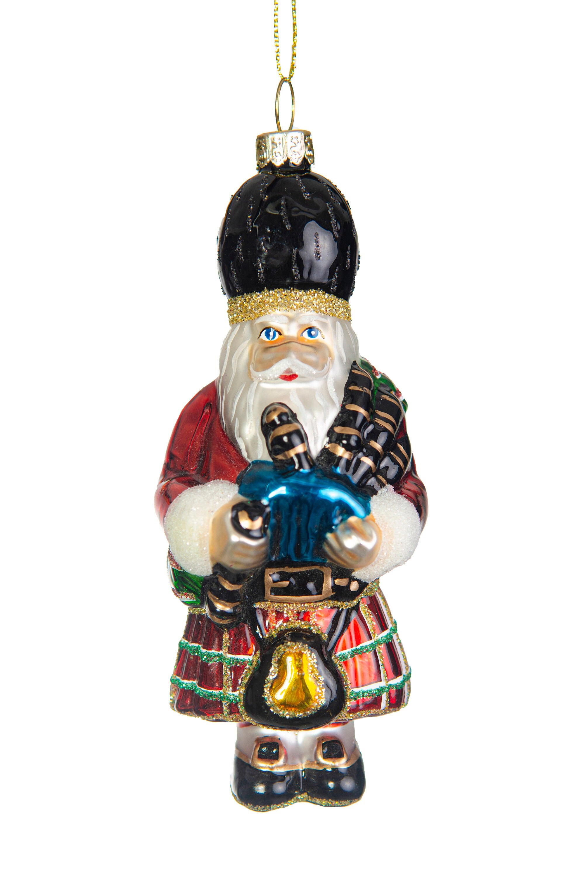 Scottish Highland Christmas Santa With Tartan Kilt - Etsy