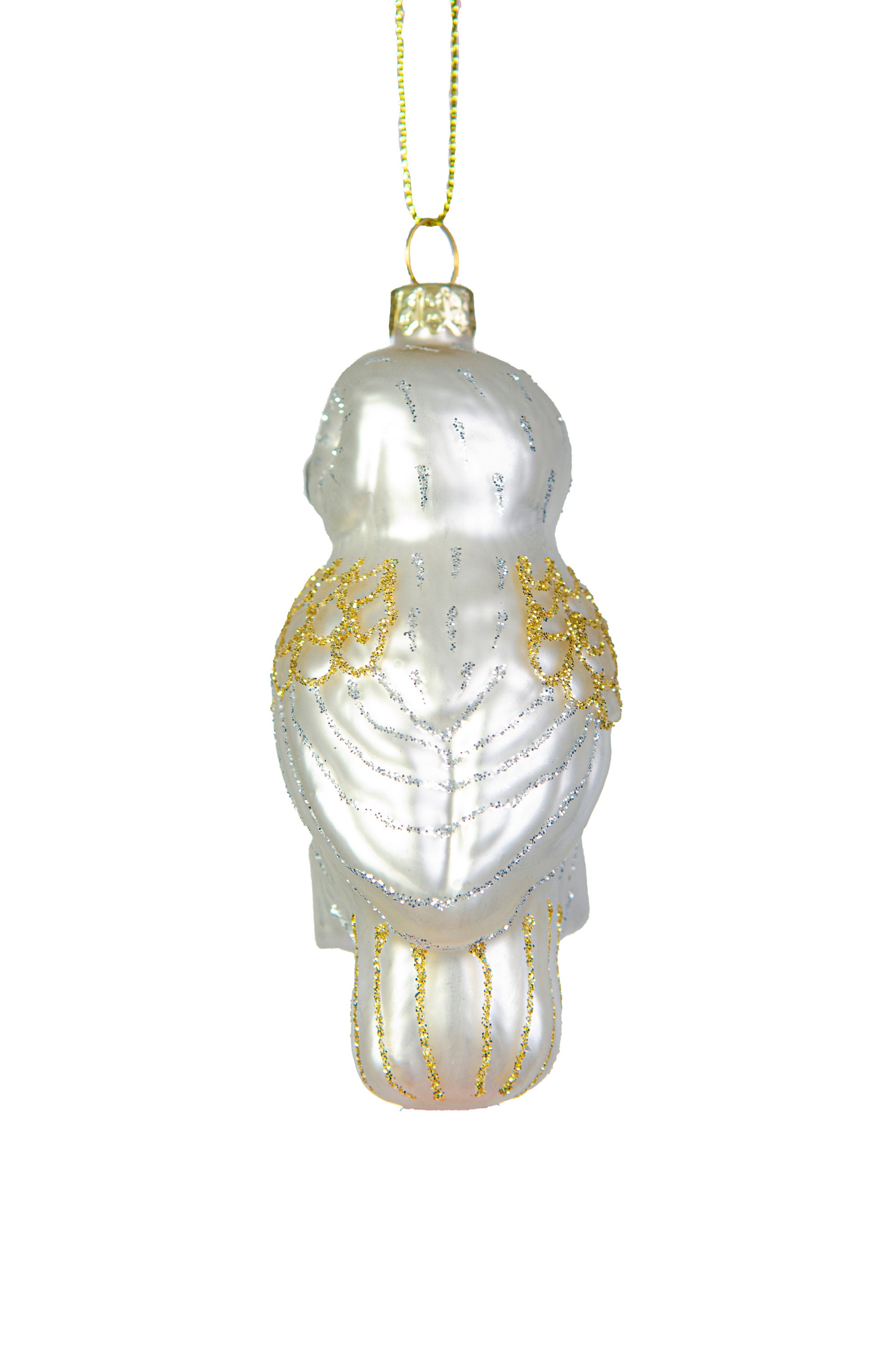 Magical Wizarding World Hedwig Christmas Owl Christmas Glass Ornament ...