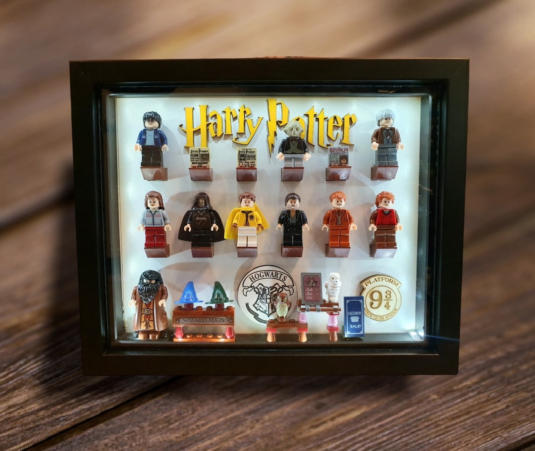 Lego Harry Potter Display Case Frame for Minifigures Display - Etsy