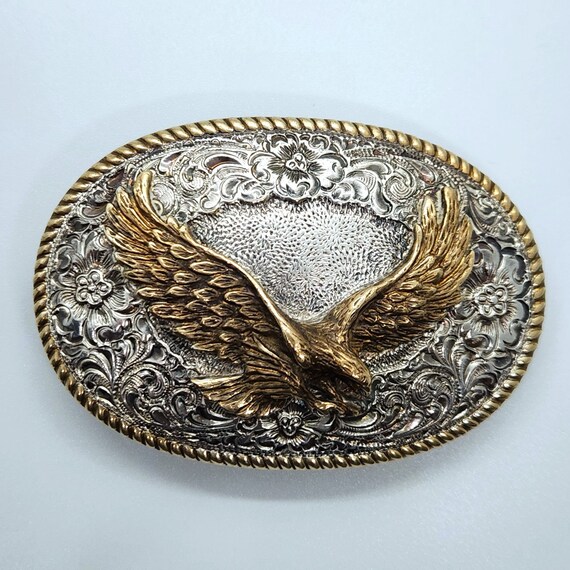 Vintage Crumrine Raised Flying Eagle Detailed Heavy S… - Gem