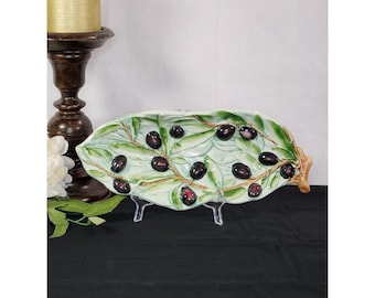 Italian Ceramic Olive Dish - Etsy