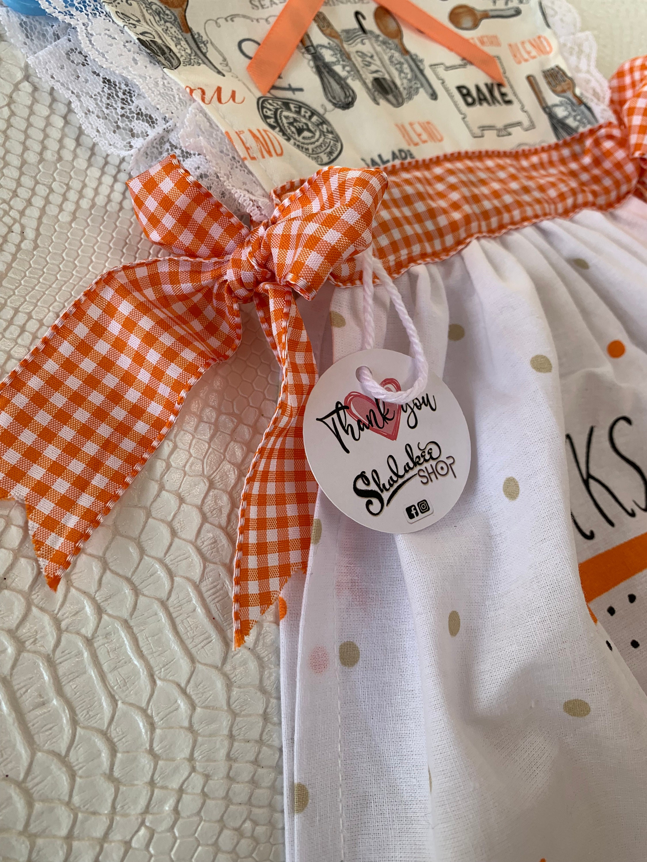 Oven Door Kitchen Towel Dress. Decorated With Ribbons Lace - Etsy