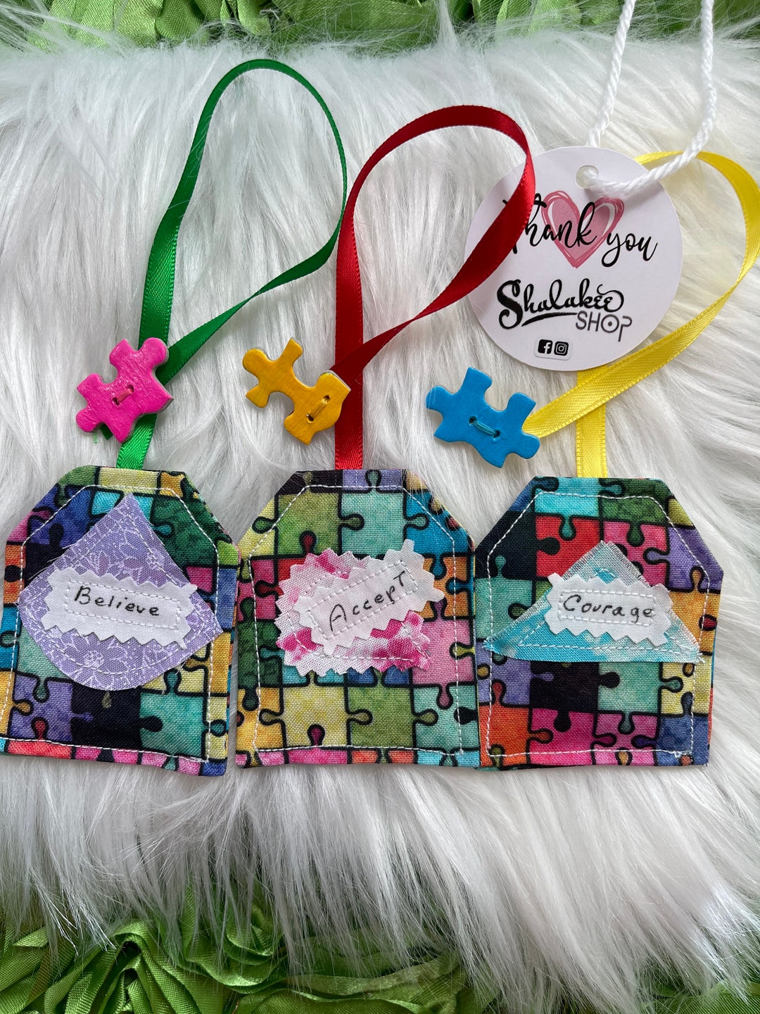 Tea Bag Bookmarks. A Set of 3 Tea Bag Bookmarks. Adorned With Fabric ...