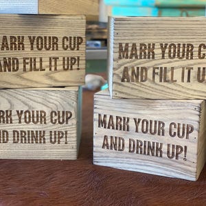 Mark Your Cup Box Disposable Cup and Marker Holder Party and Gathering ...