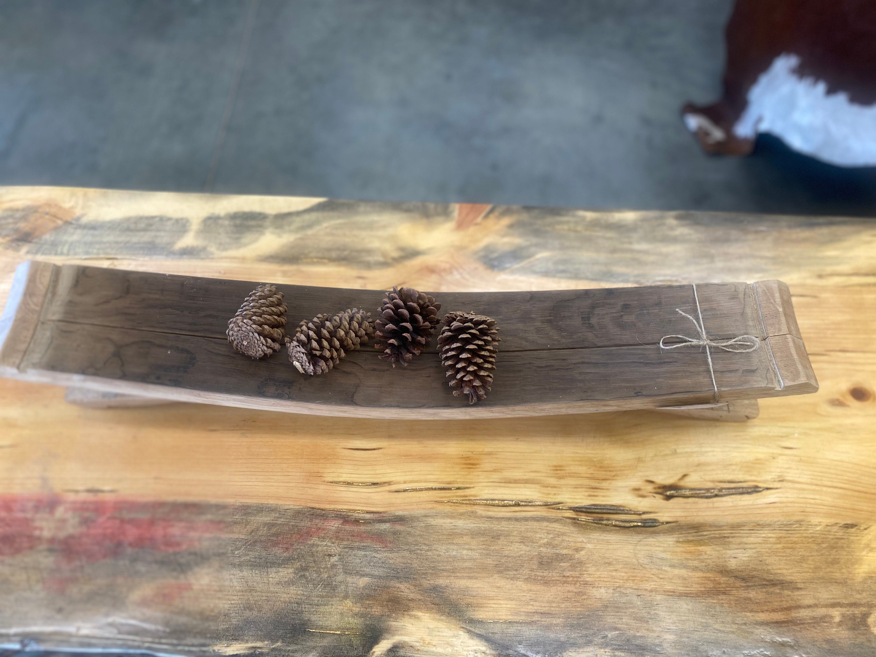 Wine Barrel Stave Serving Tray Fruit Bowl Wine Barrel Decor - Etsy