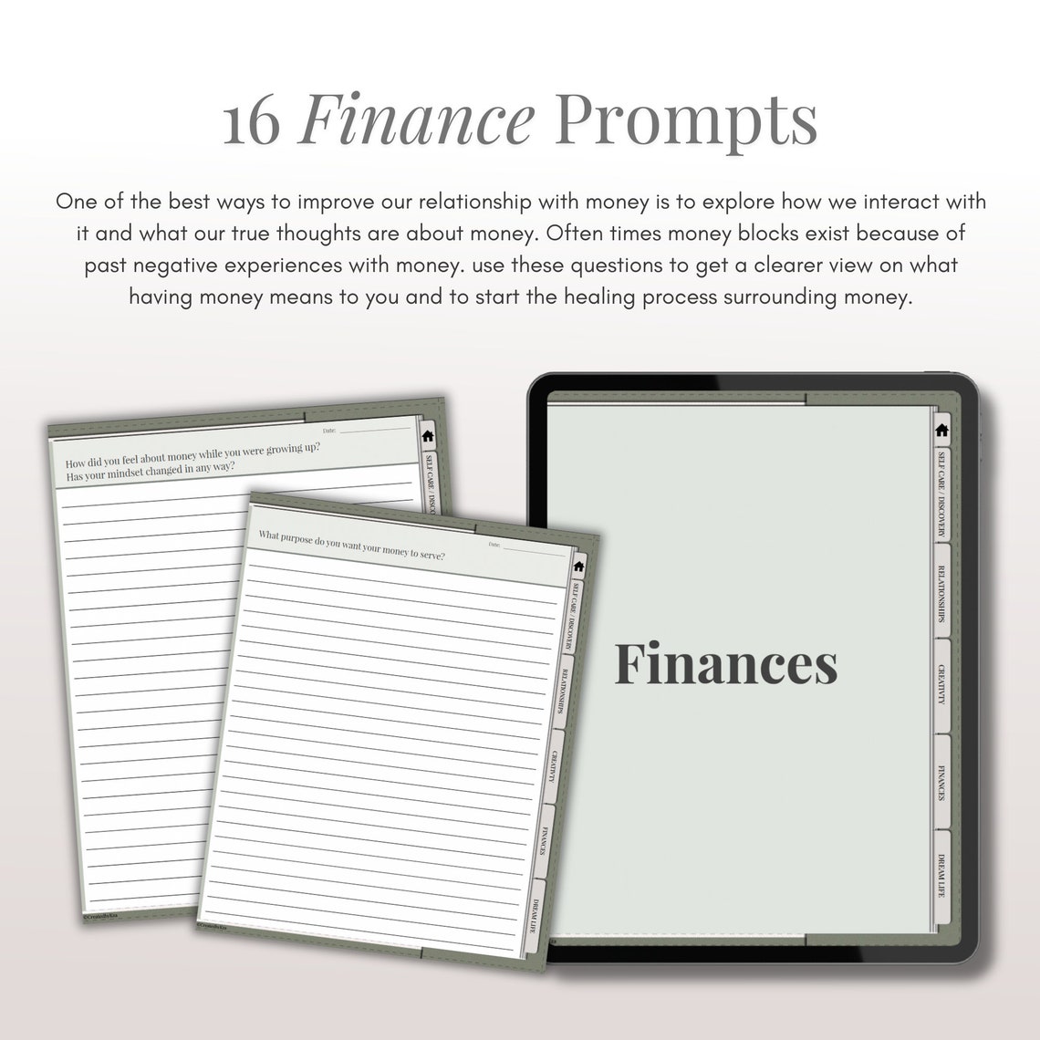 Digital Journal Prompts, Daily Journal, Goodnotes Notebook, Writing ...