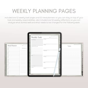 Green Digital Planner Undated , Goodnotes Daily Planner, iPad Planner ...