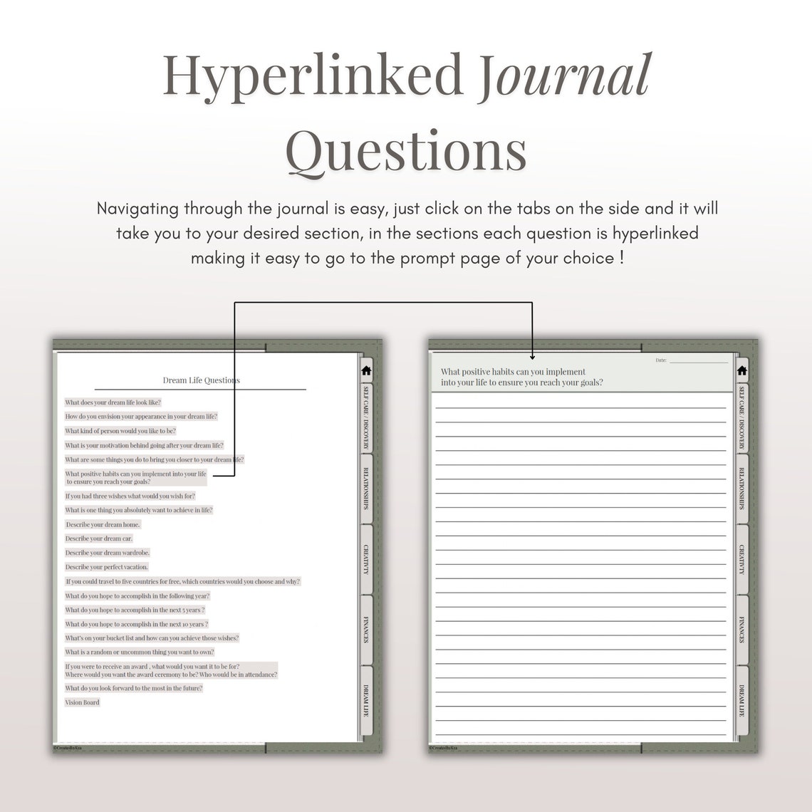 Digital Journal Prompts, Daily Journal, Goodnotes Notebook, Writing ...
