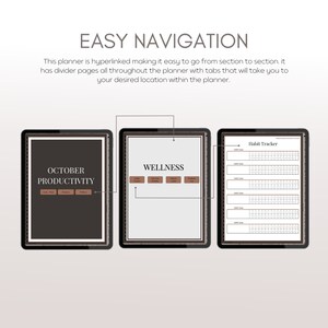 Goodnotes Undated Digital Planner for iPad and Tablet, Minimal Planner ...