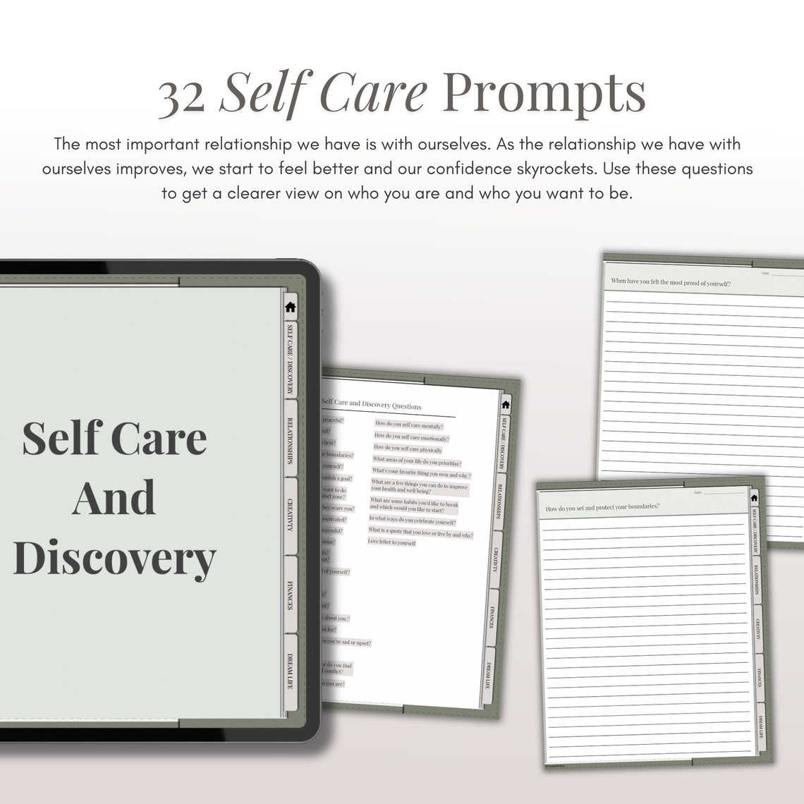 Digital Journal Prompts, Daily Journal, Goodnotes Notebook, Writing ...