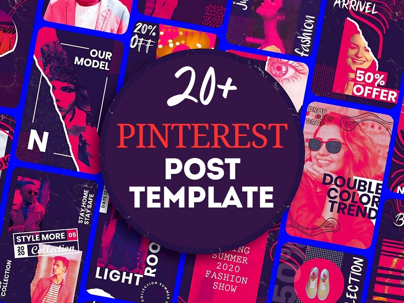 20 Editable Pinterest Post Templates Stylish Social Media Designs PSD ...