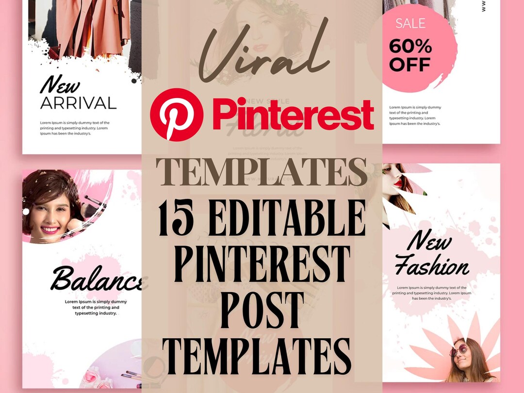 15 Editable Pinterest Shop Templates Vertical Social Media PSD Designs ...