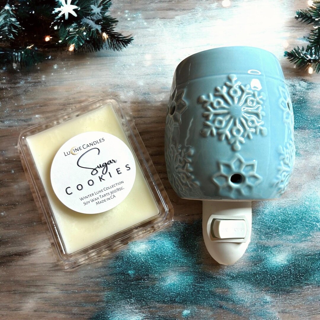Snowflake Fragrance Warmer Plug in | Festive Wax Melter | Holiday Wax ...