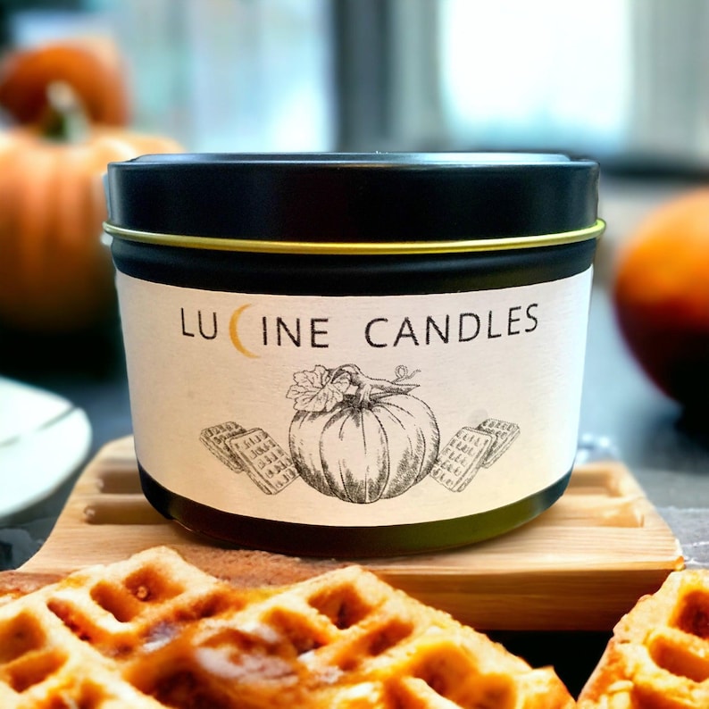 Pumpkin Pecan Waffles Scented Candle – Cozy Fall Candle for Home, Warm ...