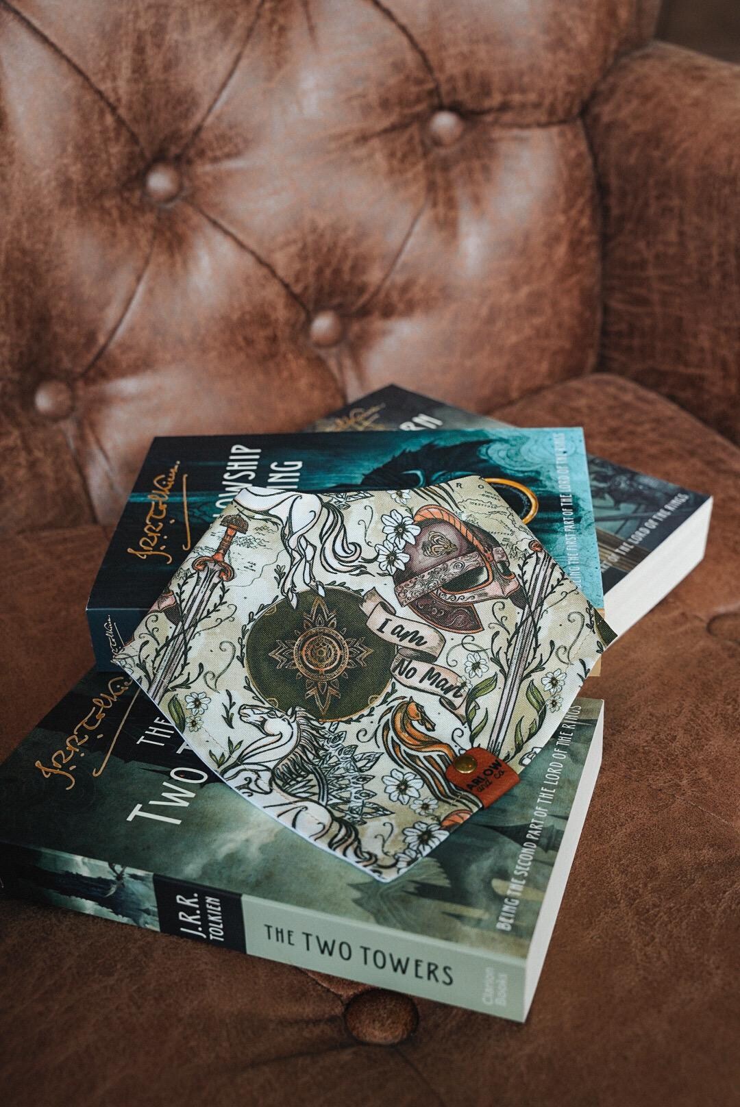 Rowan Book Inspired Bandana, Book Lover Pet Bandana, Fantasy Reader ...