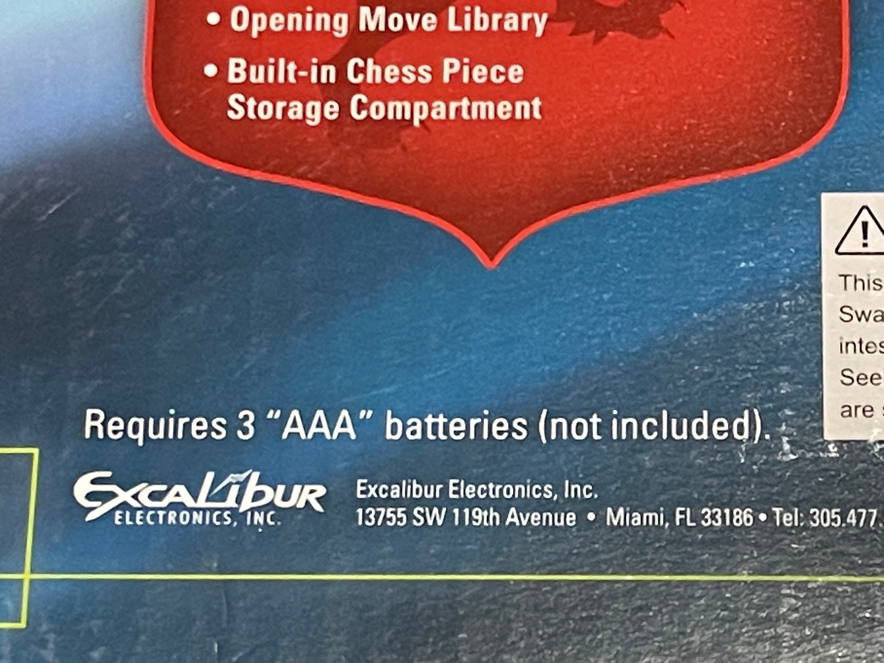 SABER IV COMPUTER Chess Set - Brand New in Box - Never Used - Top of ...