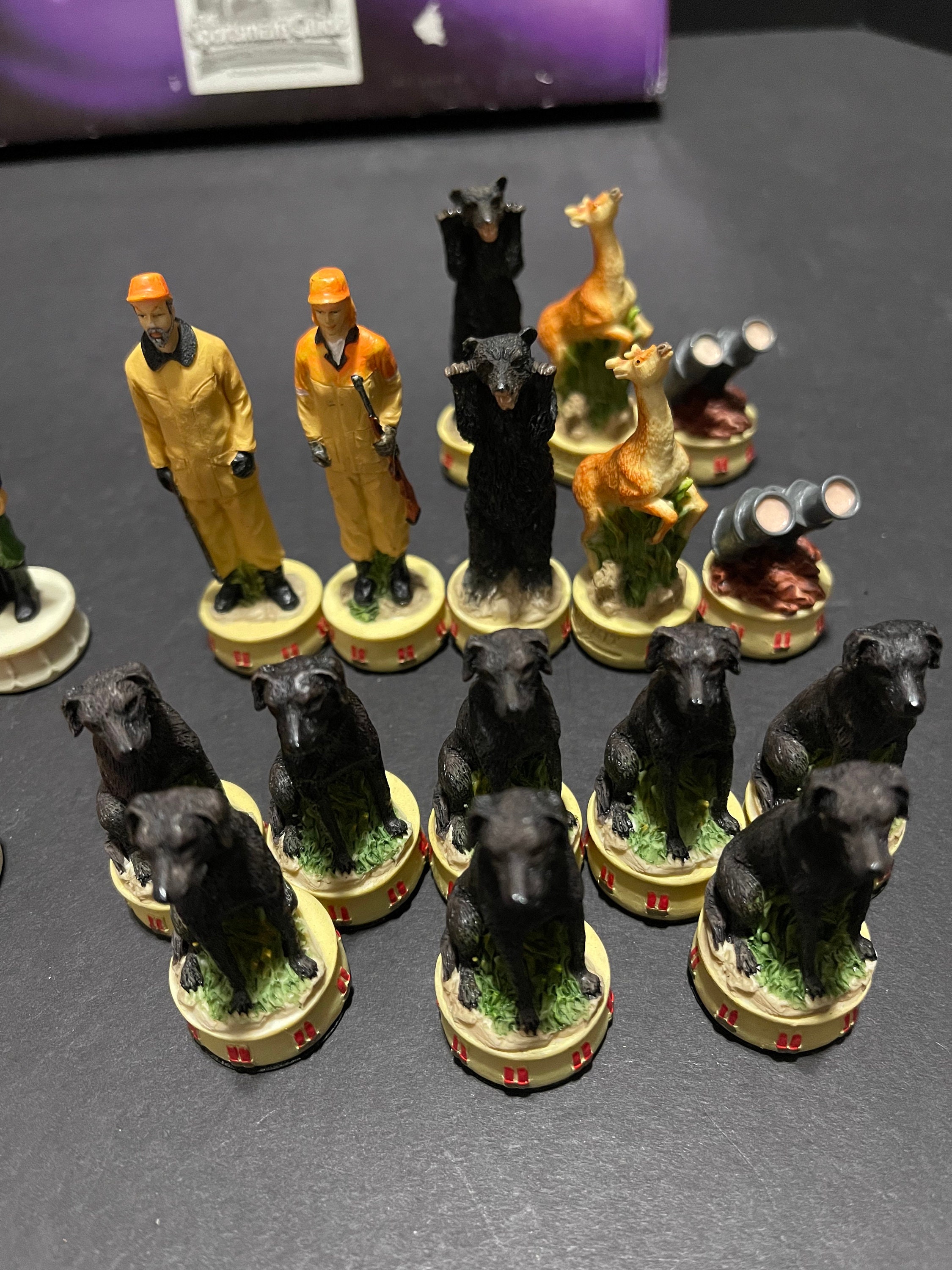 New-in-box - OUTDOORSMEN Chess Set - HUNTER Vs. FISHERMAN - Great for ...