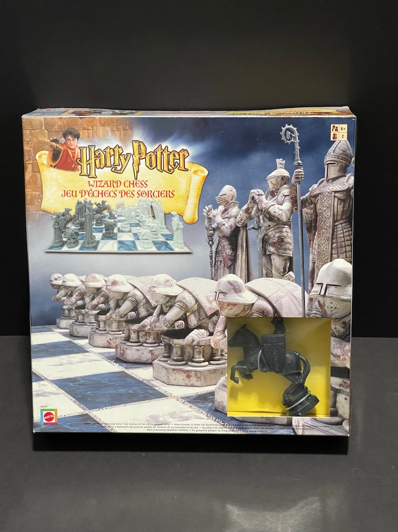 Vintage HARRY POTTER Chess Set WIZARD Chess Mattel 2002 Fr. the Harry ...