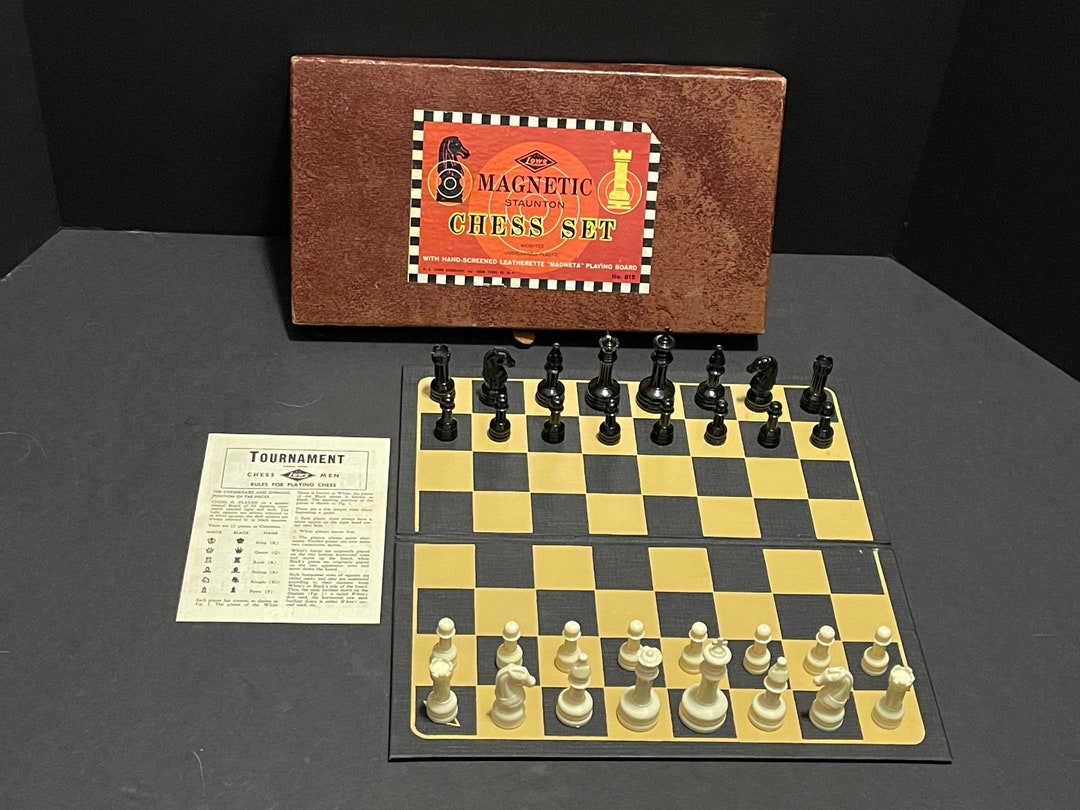 Vintage - LOWE #815 Light Brown Case - Tournament - Weighted Pieces ...