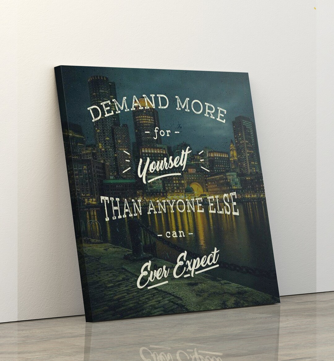 Motivational Quote Canvas Print inspirational Wall Art for Home or ...