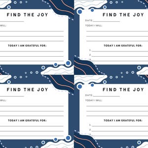 Printable Gratitude Journal Cards | 100+ Journal Designs | Social ...