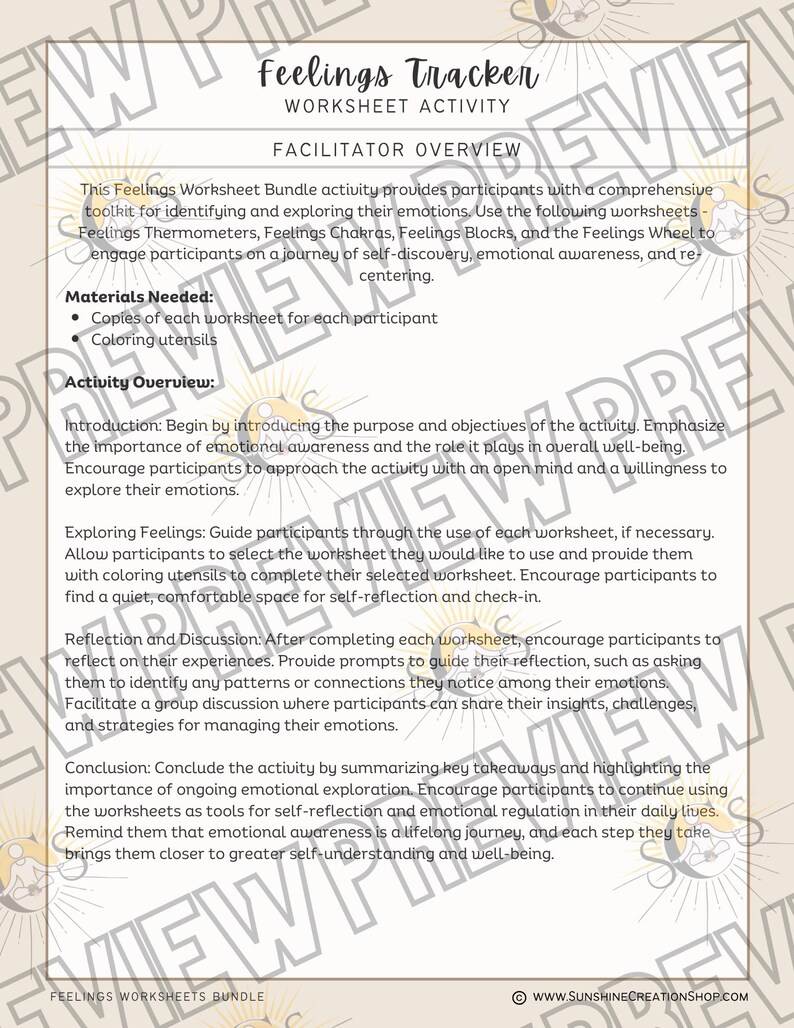 Feelings Check in Worksheets Feelings Wheel, Feelings Thermometer, and ...