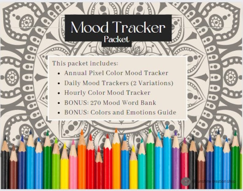 Mood Tracker Worksheet Pack Printable Worksheets for Emotional ...