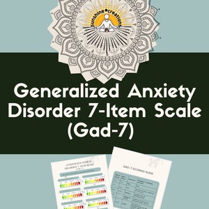 GAD-7 Assessment and Screener | Printable Assessment | Patient Health ...