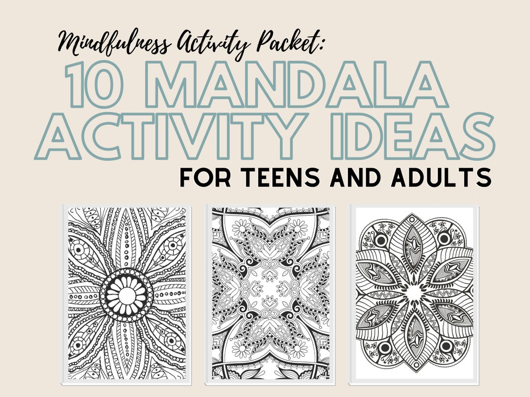 10 Mandala Activity Ideas | Printable Worksheets | Mandala Activity ...