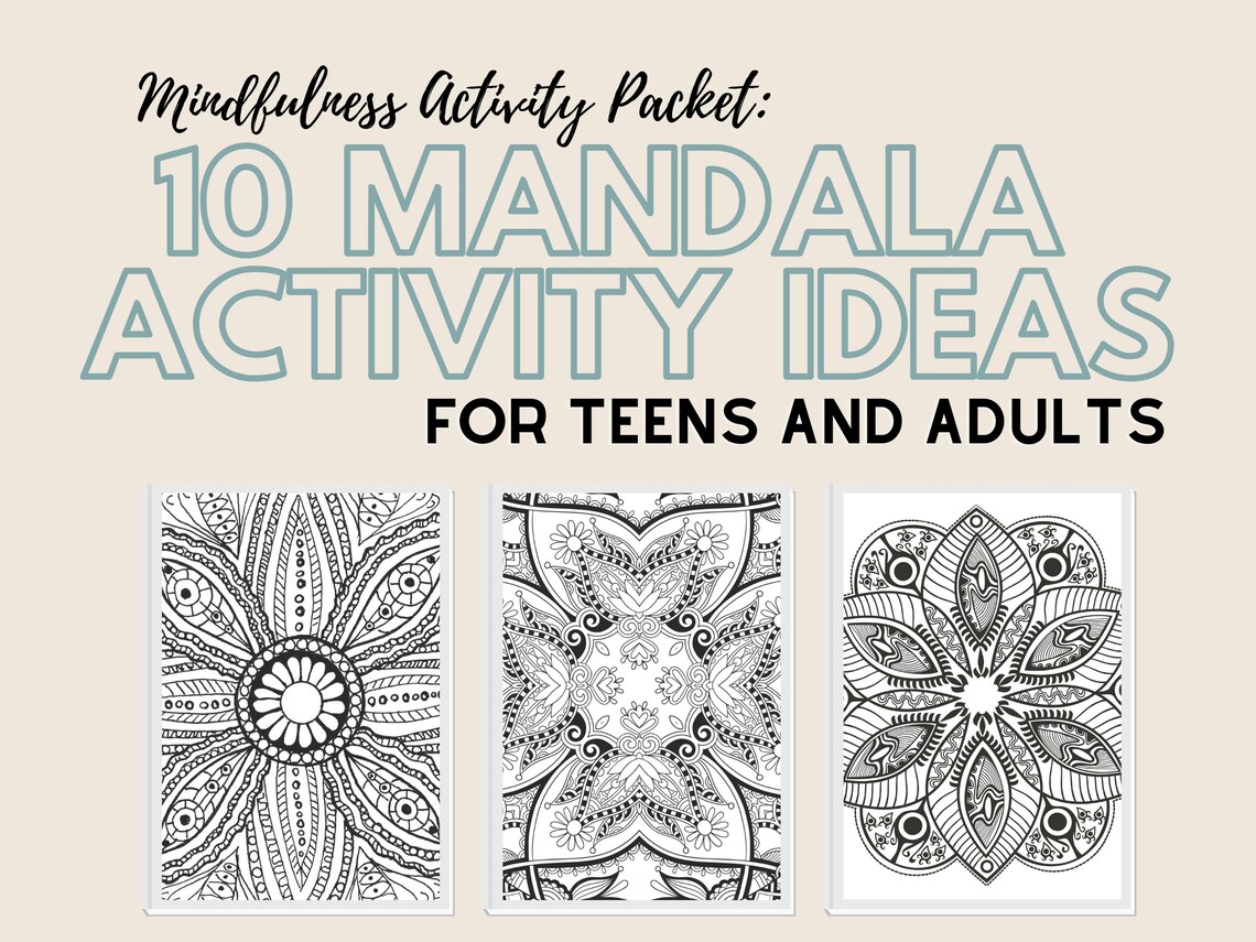 10 Mandala Activity Ideas | Printable Worksheets | Mandala Activity ...