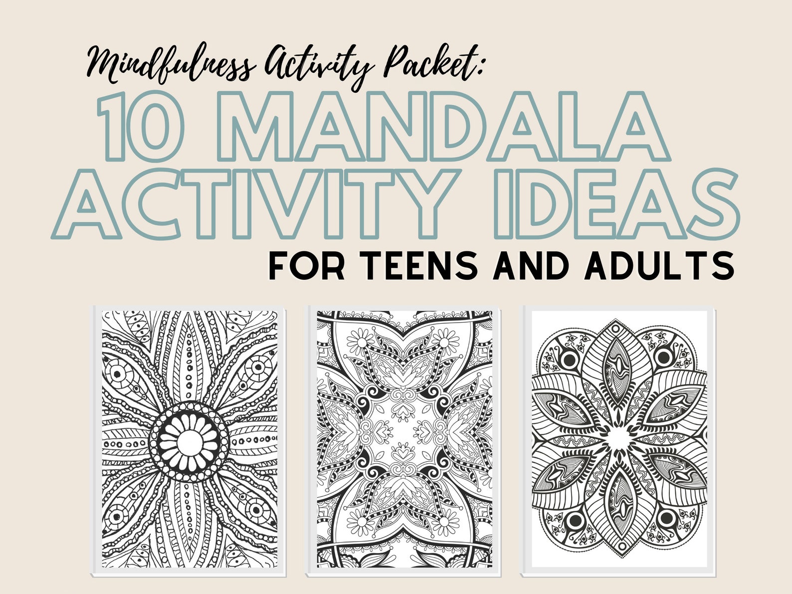 10 Mandala Activity Ideas | Printable Worksheets | Mandala Activity ...