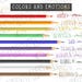 Colors and Emotions Guide | Printable Handout | Art Therapy | Self ...