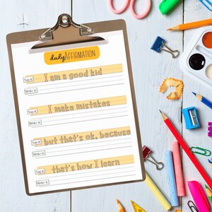Kids Daily Writing Worksheet Pack - Etsy