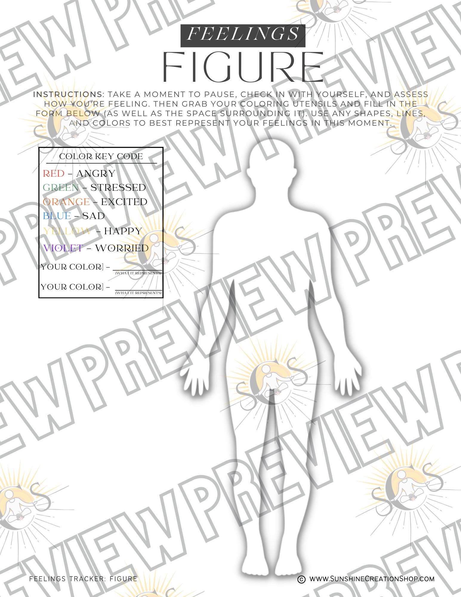 Feelings Check in Worksheets | Feelings Wheel, Feelings Thermometer ...