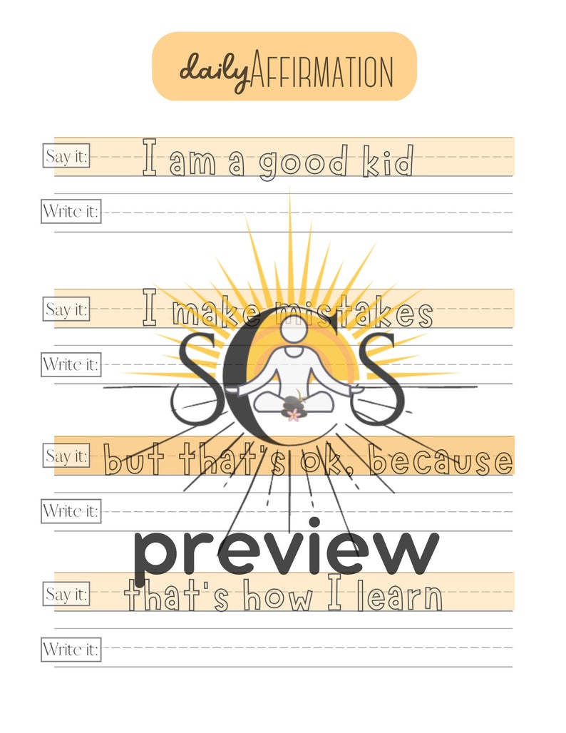 Kids Daily Writing Worksheet Pack - Etsy