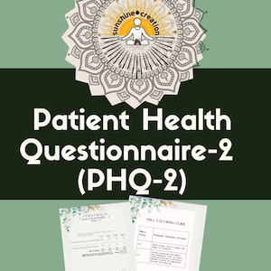 PHQ-2 Assessment and Screener | Printable Assessment | Patient Health ...